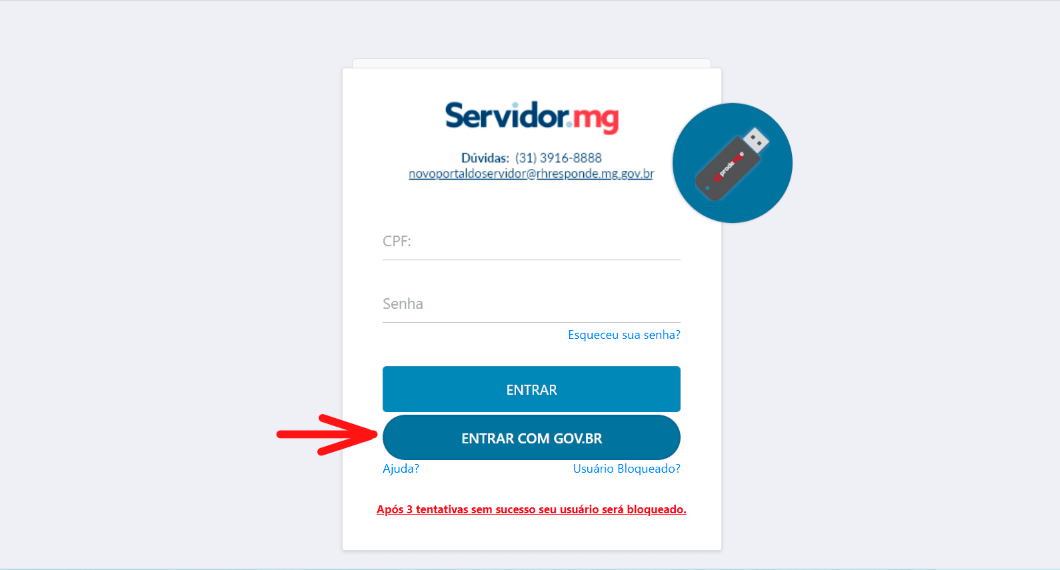 Saiba quais são as duas formas de acesso ao Novo Portal do Servidor de ...